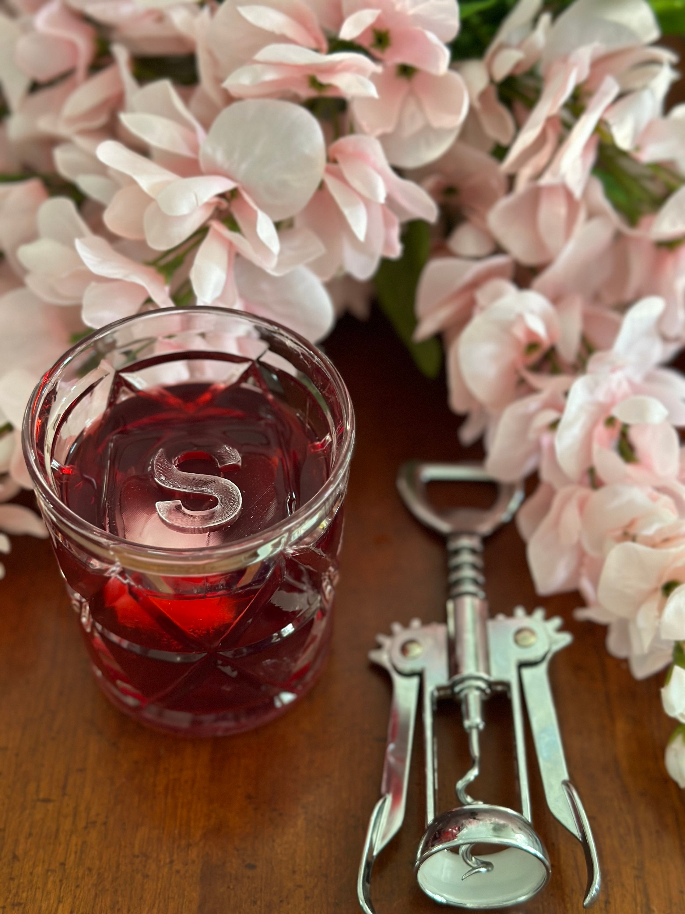 Custom Ice Cube Molds - Personalized Monogram Silicone Tray, Ideal for ...