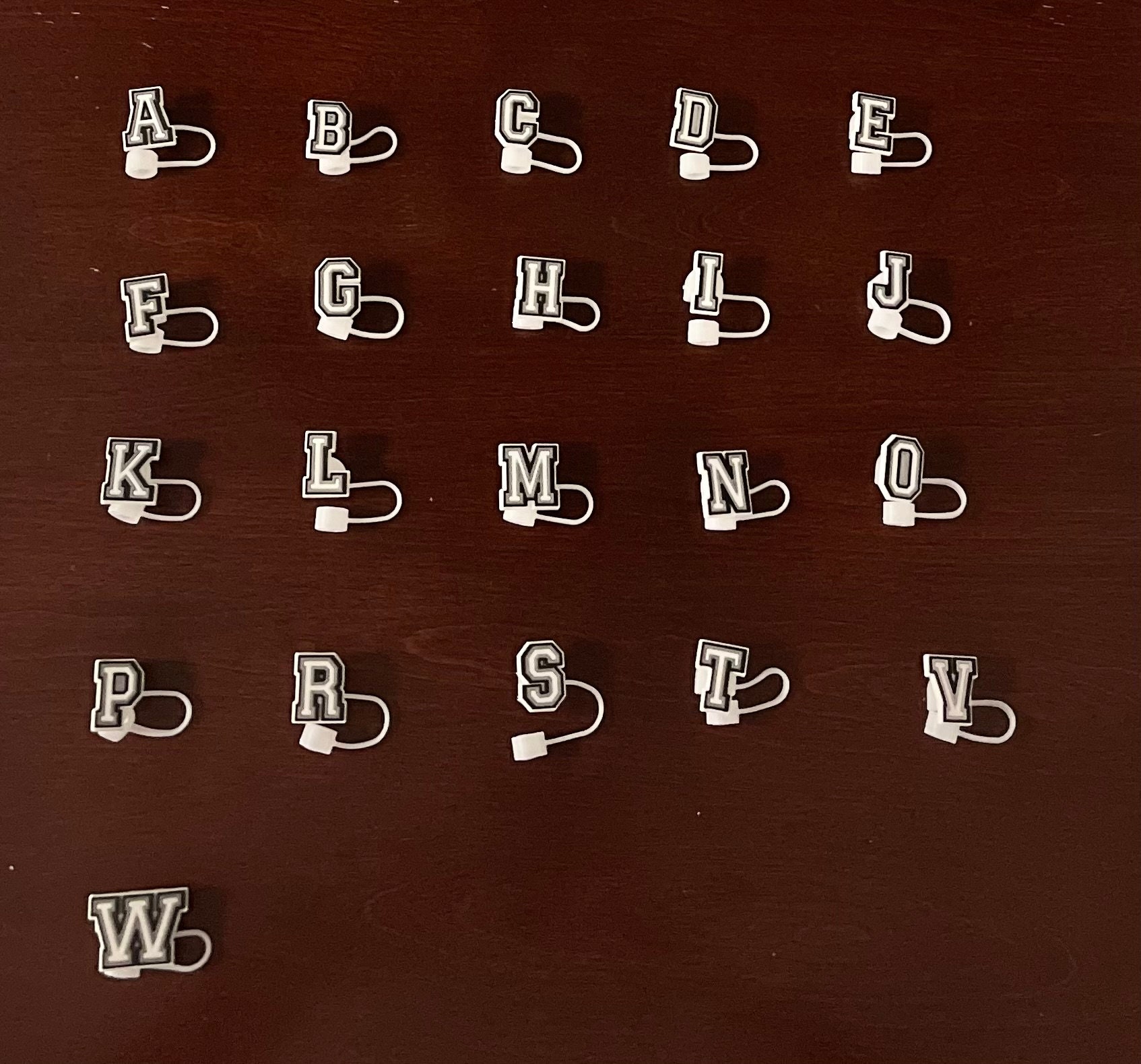 Personalized Silicone Straw Toppers for Stanley Cups - Fits 10mm Straws ...