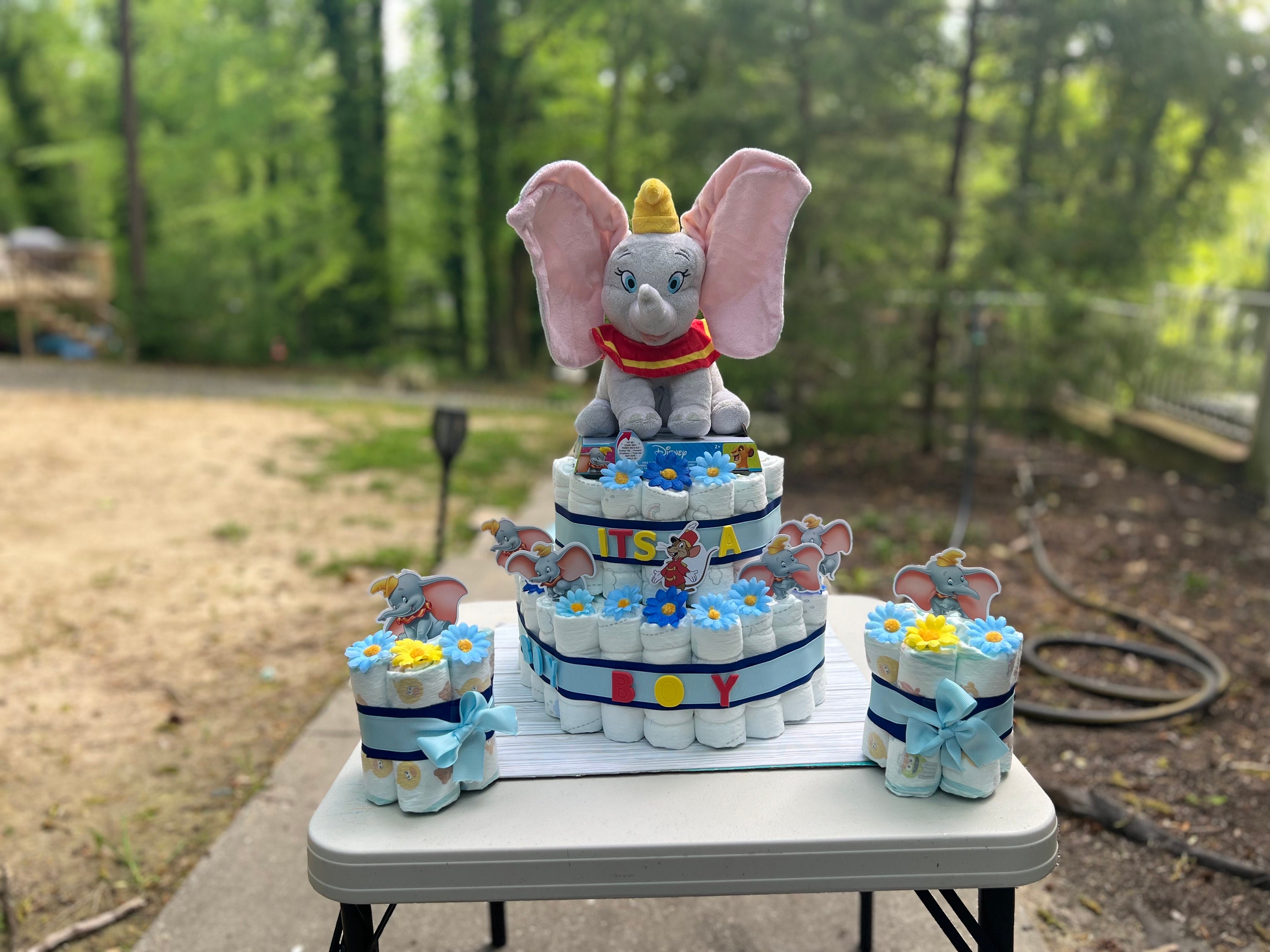 Dumbo Diaper Cake , It’s a Boy , Baby Shower - Etsy