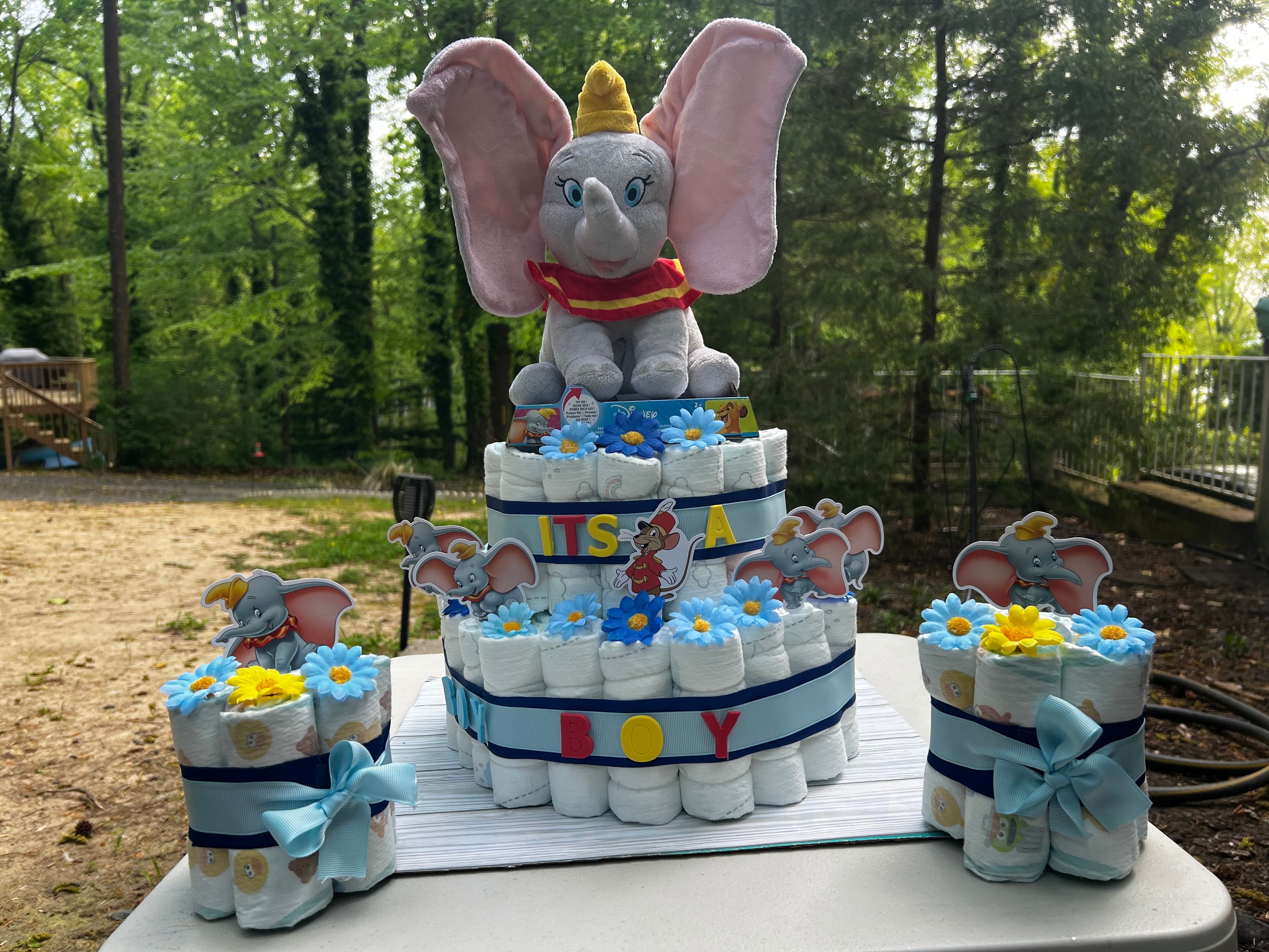 Dumbo Diaper Cake , It’s a Boy , Baby Shower - Etsy