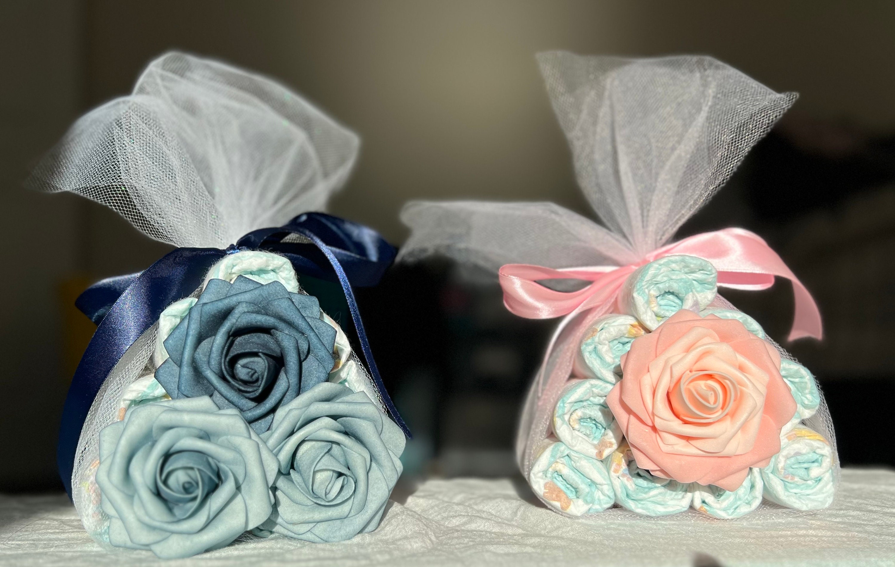 Stork Bundle,diaper Stork Bundle, Diaper Triangle , Baby Shower Gift ...