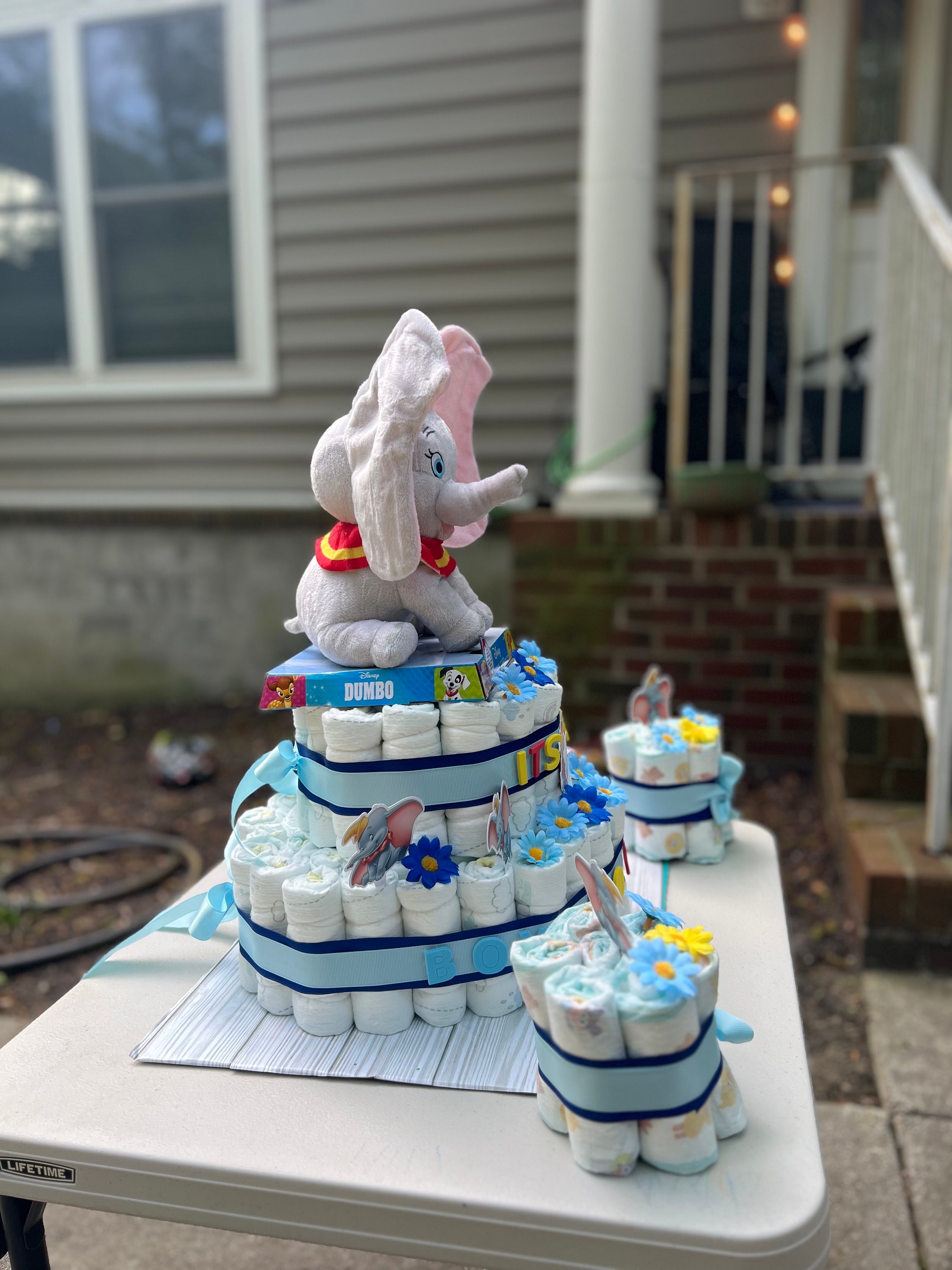 Dumbo Diaper Cake , Its a Boy , Baby Shower - Etsy
