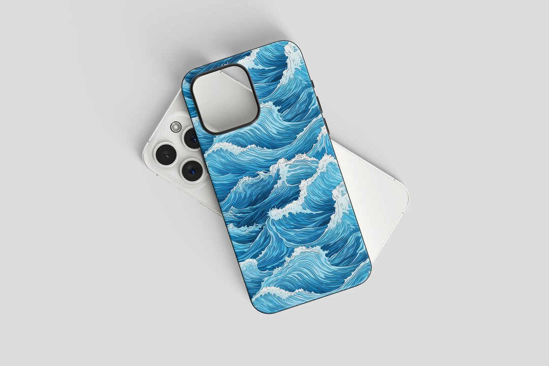 The Great Wave Phone Case for iPhone 15 14 12 13 Pro Max Samsung Google ...