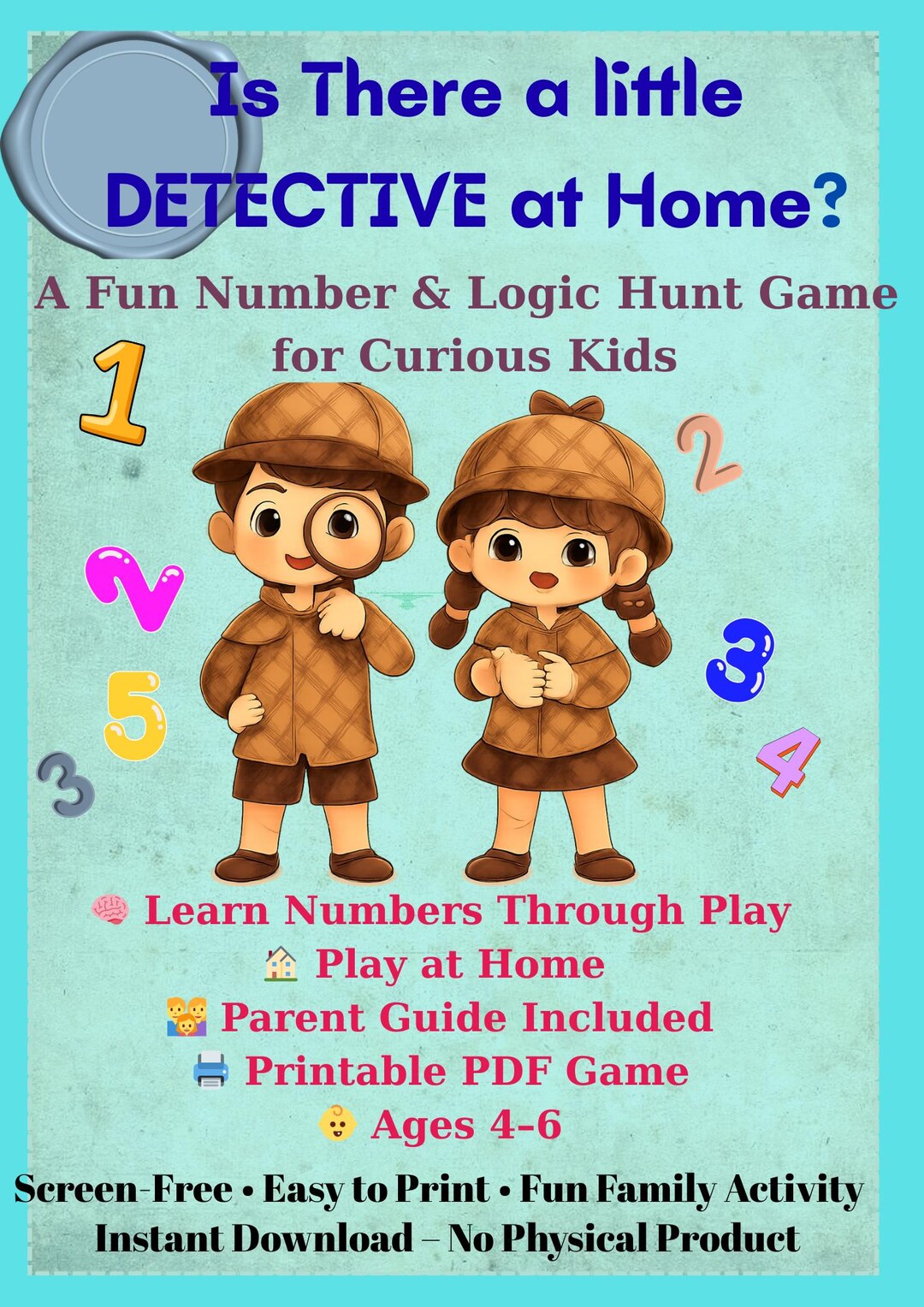 Number Detective Scavenger Hunt Printable - Etsy