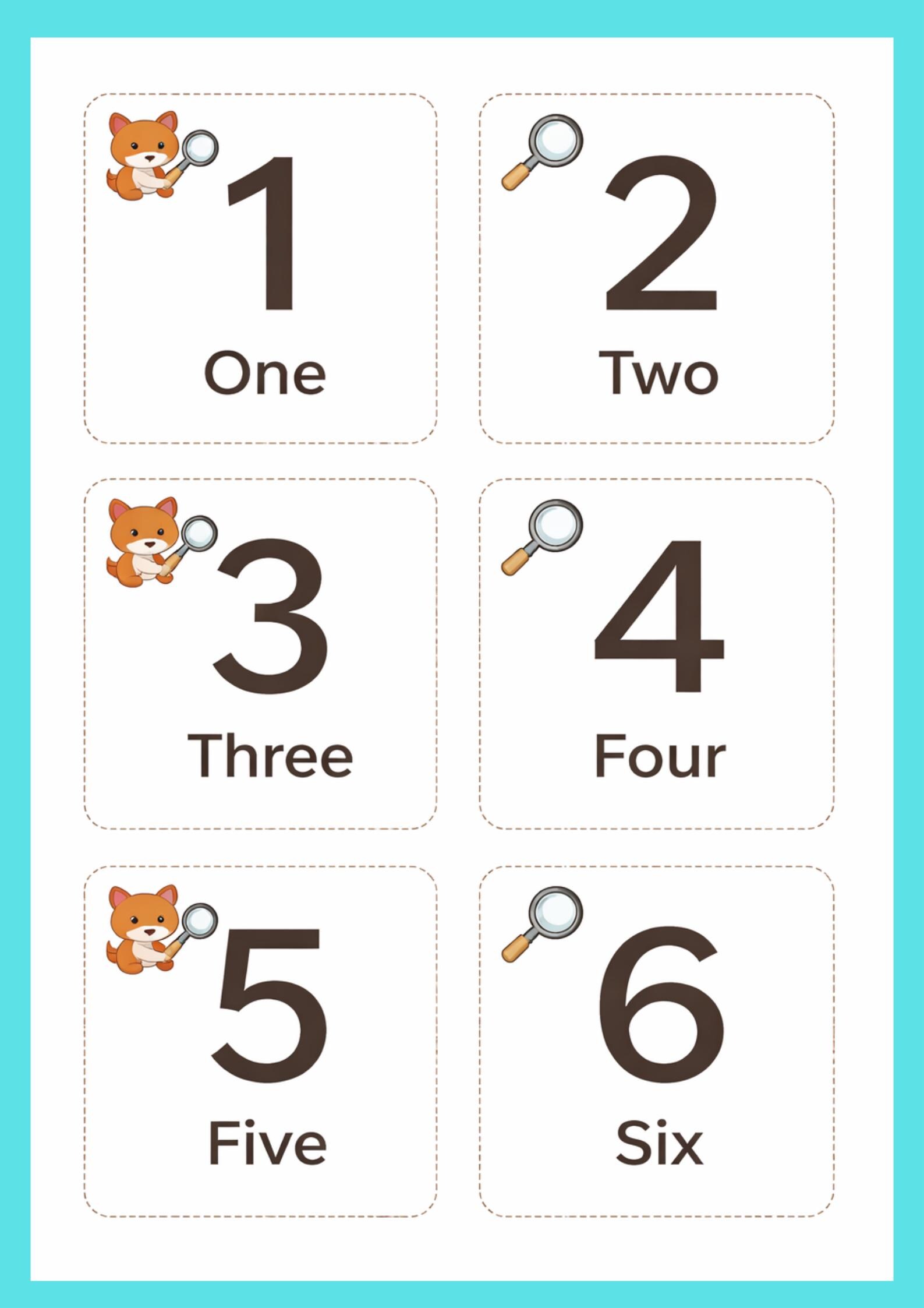 Number Scavenger Hunt Printable - Etsy