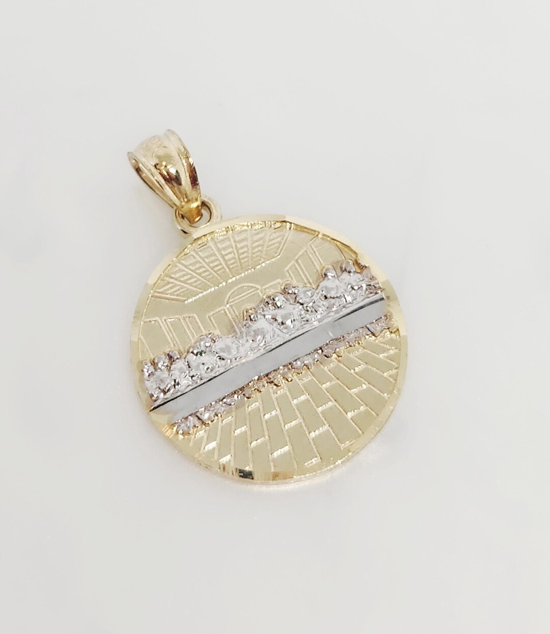 10K Genuine Gold Last Supper Charm, Religious Charm, Last Supper ...