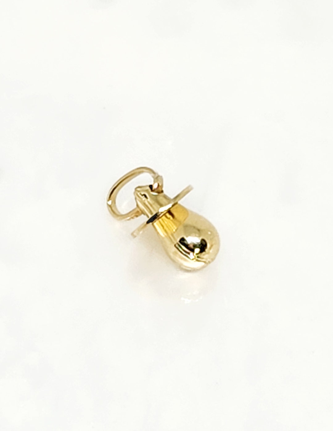 14K Real Gold Baby Pacifier, Gold Baby Comforter, Baby Jewelry, Baby ...