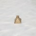 14K Real Gold Pyramid Charm, 3D Pyramid, Puff Charm, 3D Charm, Golf ...