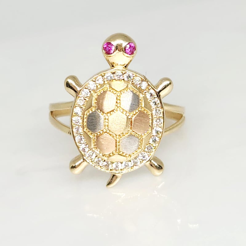 Turtle Ring - Etsy