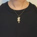 14K Yellow Gold Fairy Charm, Gold Pixie Charm, Gold Enamel Charm ...