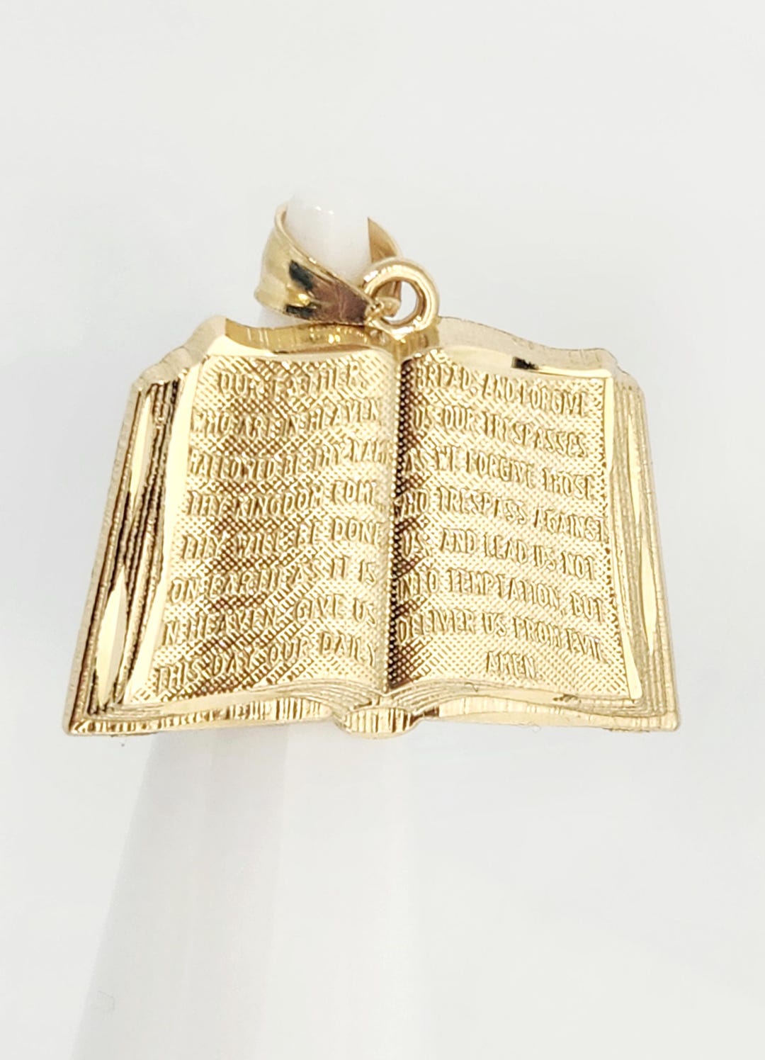 Genuine Gold Our Father Prayer, Gold Prayer Book, Religious Gift ...