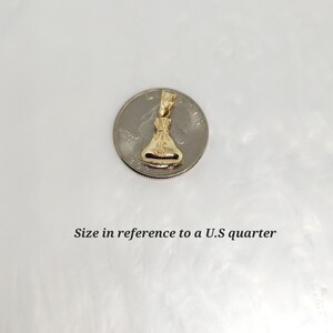 Genuine Gold Money Bag Charm, Dollar Sign Charm, Gold Coin Bag ...
