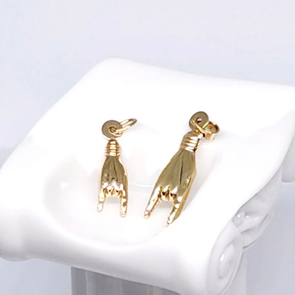 Italian Hand Charm - Etsy