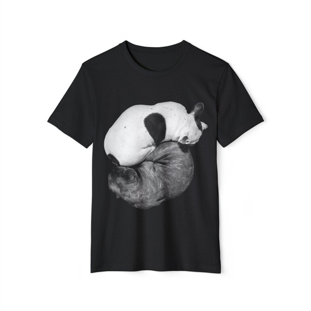 Poser Yin & Yang Frenchie Unisex Recycled Organic T-shirt - Etsy