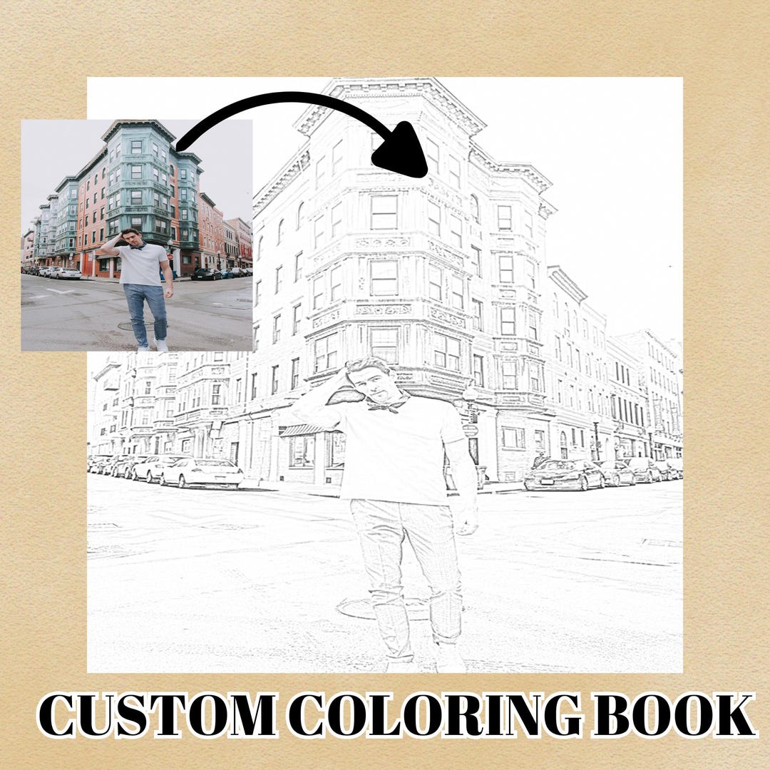 Personalized Coloring Book – Custom Coloring Page From Your Photo ...