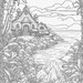 Enchanted Island Coloring Book, Digital Fantasy Coloring, Magical ...