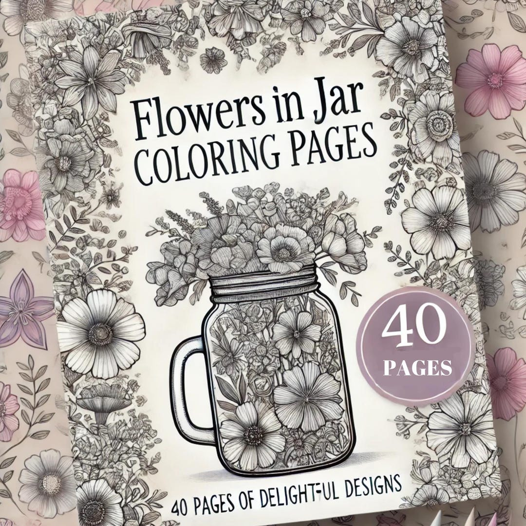 Floral Coloring Page, Relaxing Coloring, Floral Coloring Pages for ...