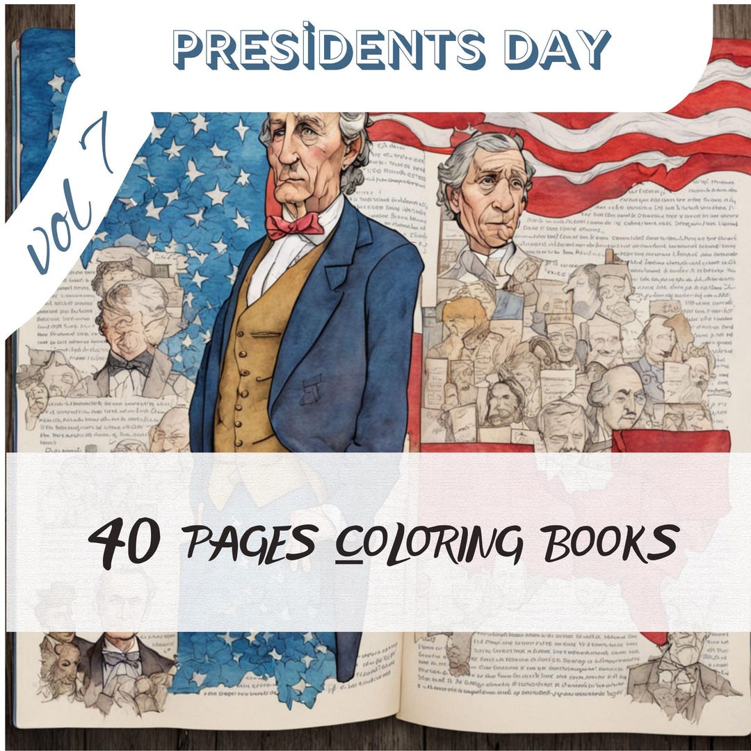 Presidents Day Coloring, U.S. Presidents Printables, American History ...