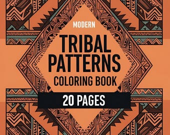 Tribal Patterns Coloring Pages - Etsy