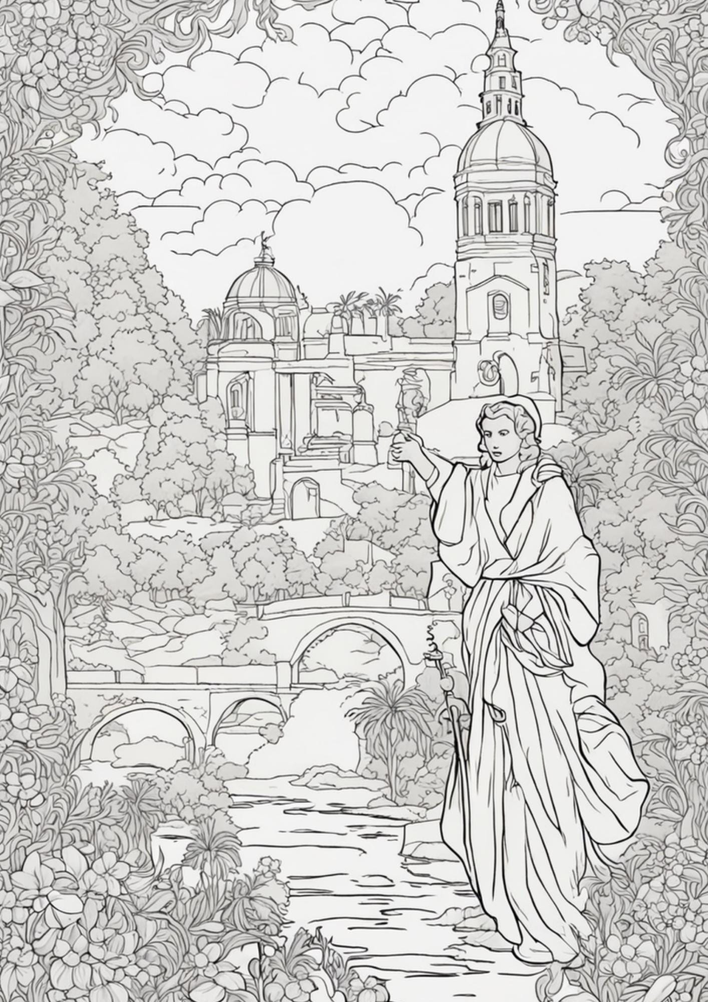 Famous Paintings Coloring Book,masterpieces Coloring,famous Artwork ...