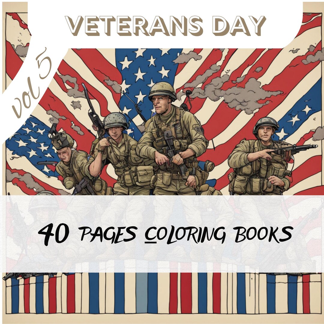 Veterans Day Printable, Patriotic Coloring Pages, Honor Veterans Art ...