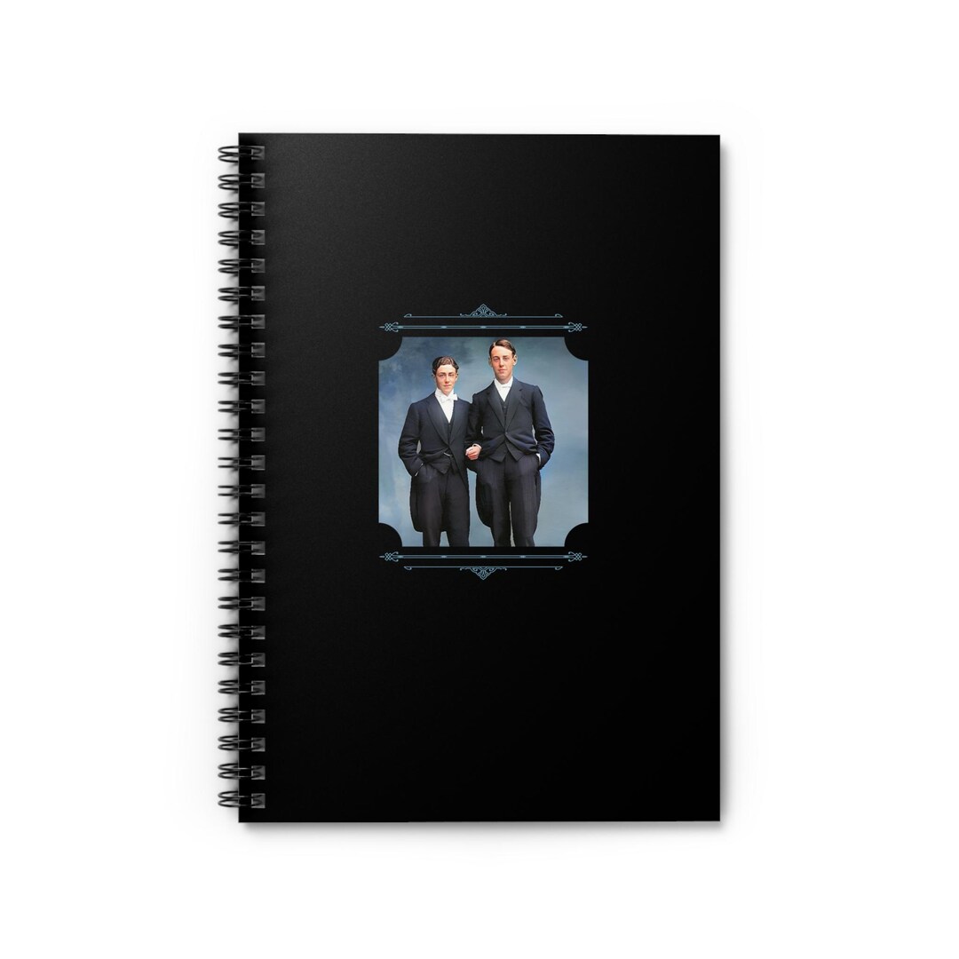 Edwardian Gay Couple | Vintage Photo Spiral Notebook | LGBTQ Pride Gift ...