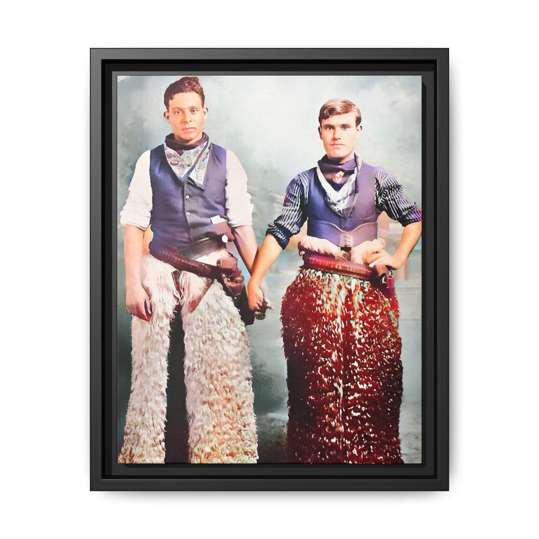Vintage Cowboy Portrait Kline & Autry Carson City LGBTQ Western Art ...