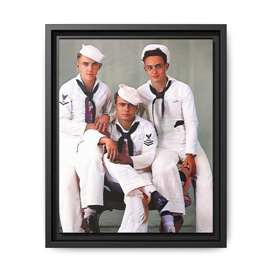 Hommes 008 | Shipmates - Vintage Navy Portrait | USS Alabama Sailors ...