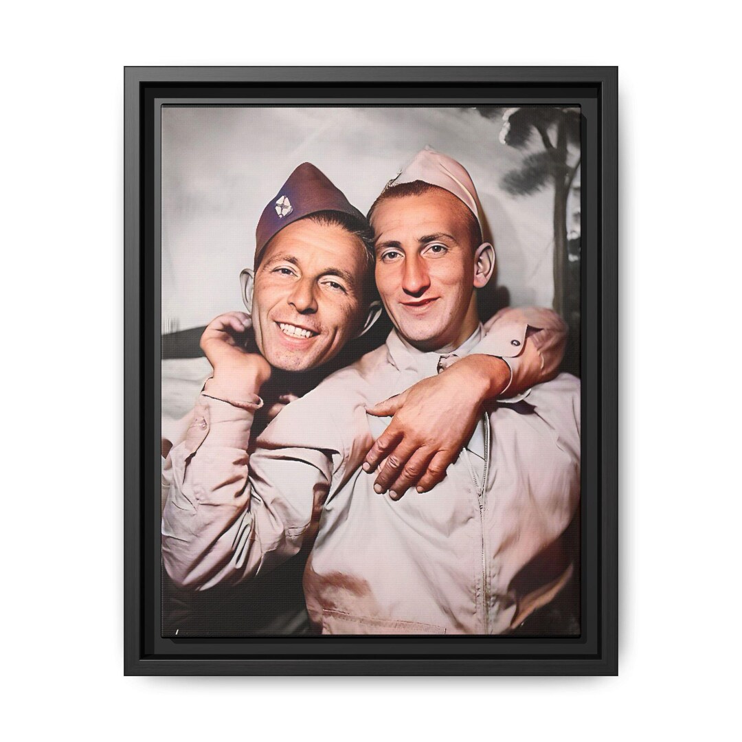 Framed Vintage Military Photo | Fort Jackson SC | Matte Canvas Wall Art ...