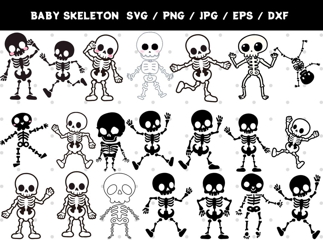 Baby Skeleton Svg, Pregnancy Skeleton Svg, Halloween Skeleton Svg, Mom ...