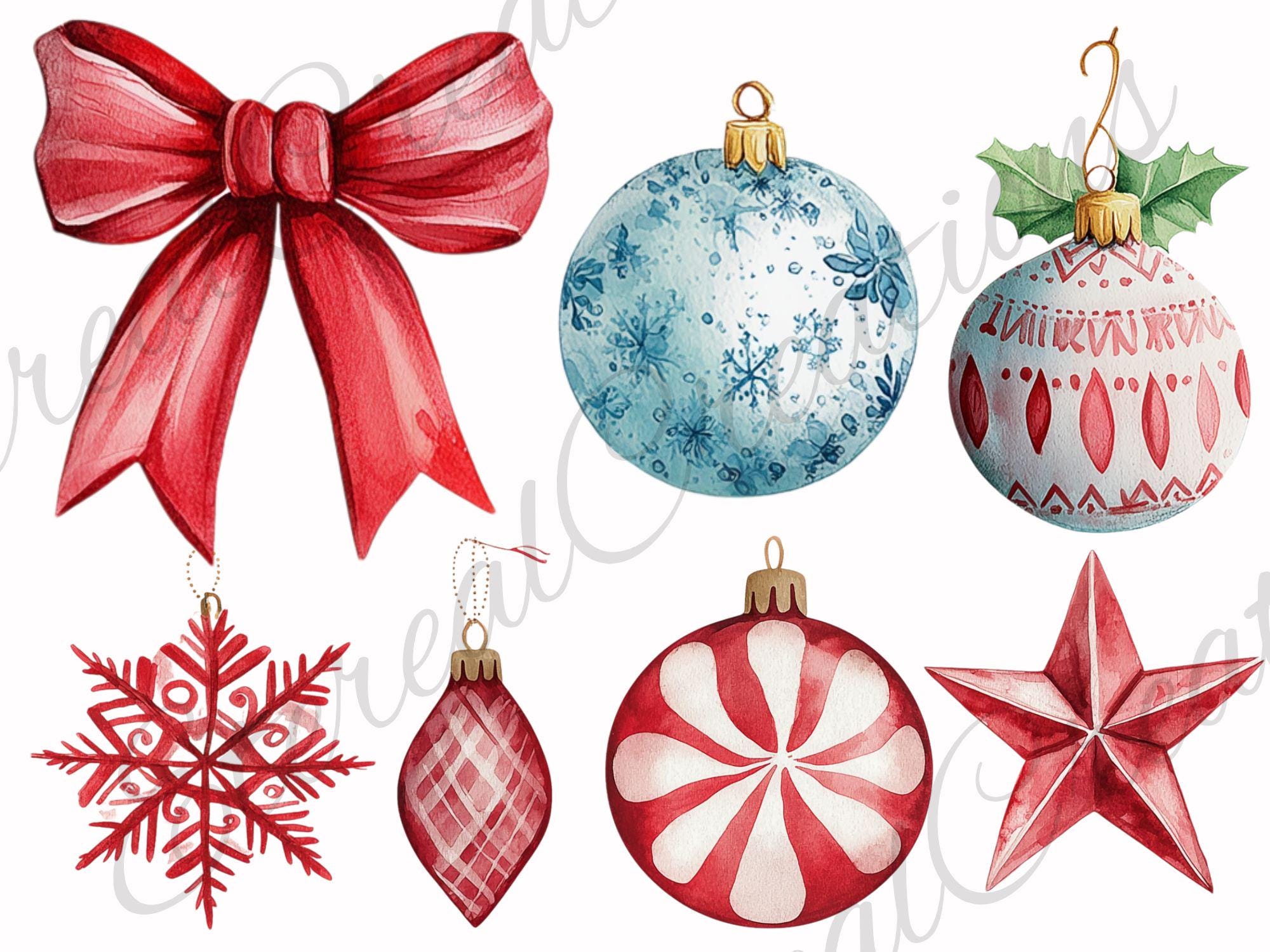 Sweet Christmas Clipart Bundle, Cute Santas Village Clipart, North Pole ...