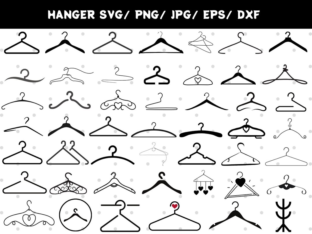 Hanger SVG Bundle, Hanger PNG Bundle, Hanger Clipart, Hanger SVG Cut ...