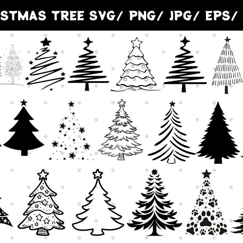 Christmas Tree Dxf - Etsy