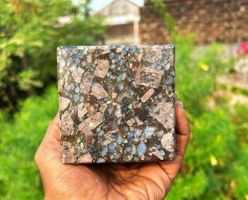 80 MM Large and Rare Que Sera Cube Natural Crystal Healing Gemstone ...