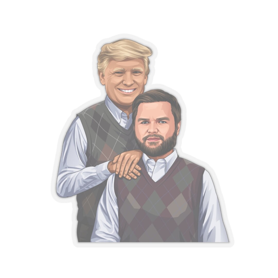 Donald Trump J.D. Vance Step Brothers Vinyl Kiss-cut Stickers JD 2024 ...