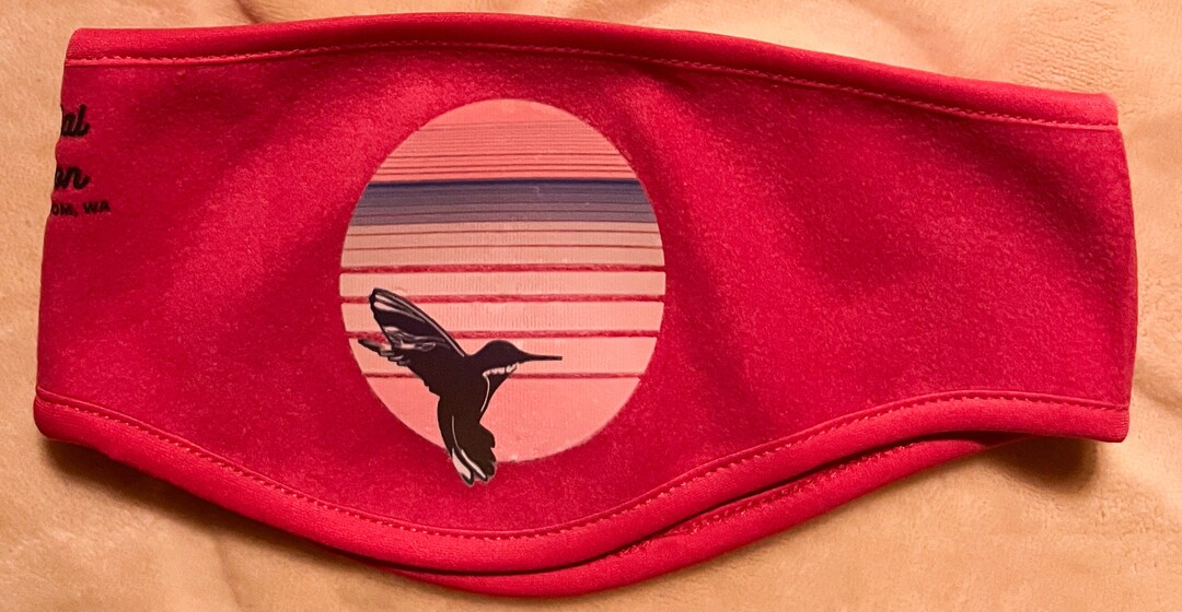 Hummingbird Reflective Ear Warmer Headband - Etsy