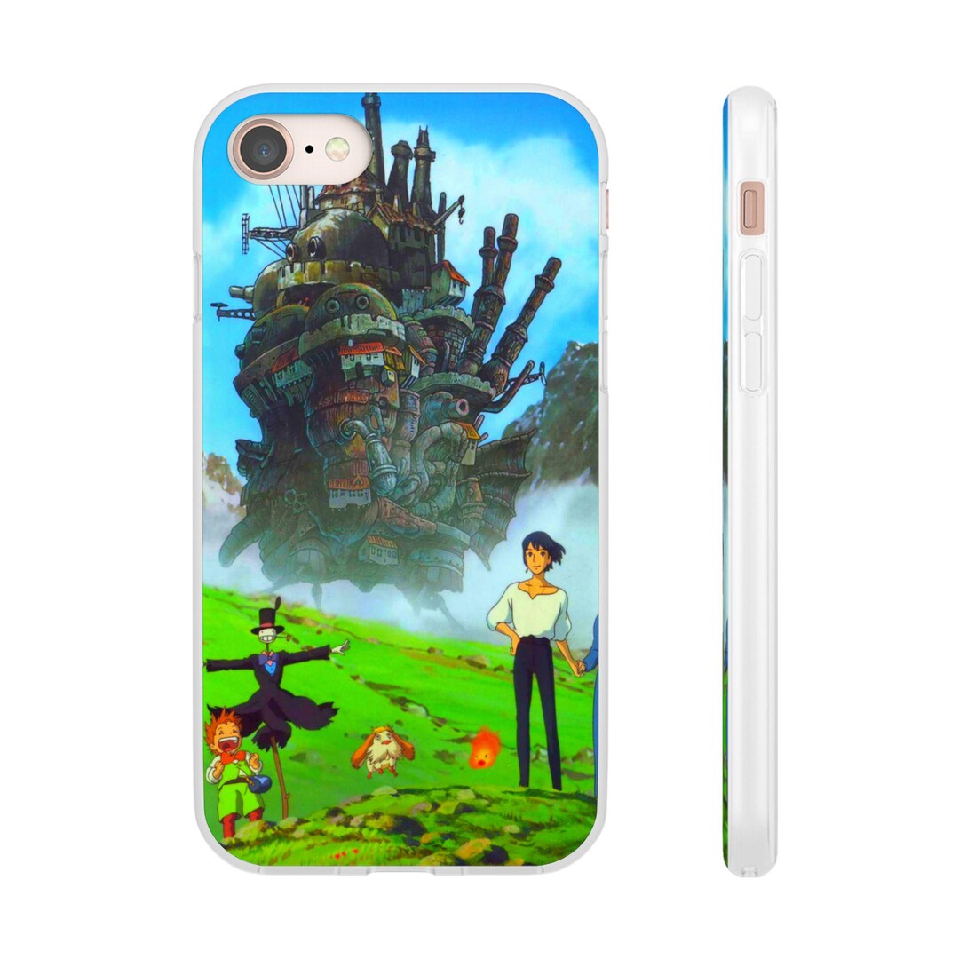 Howl's Moving Castle Anime Movie Phone Case, Studio Ghibli Art Phone ...