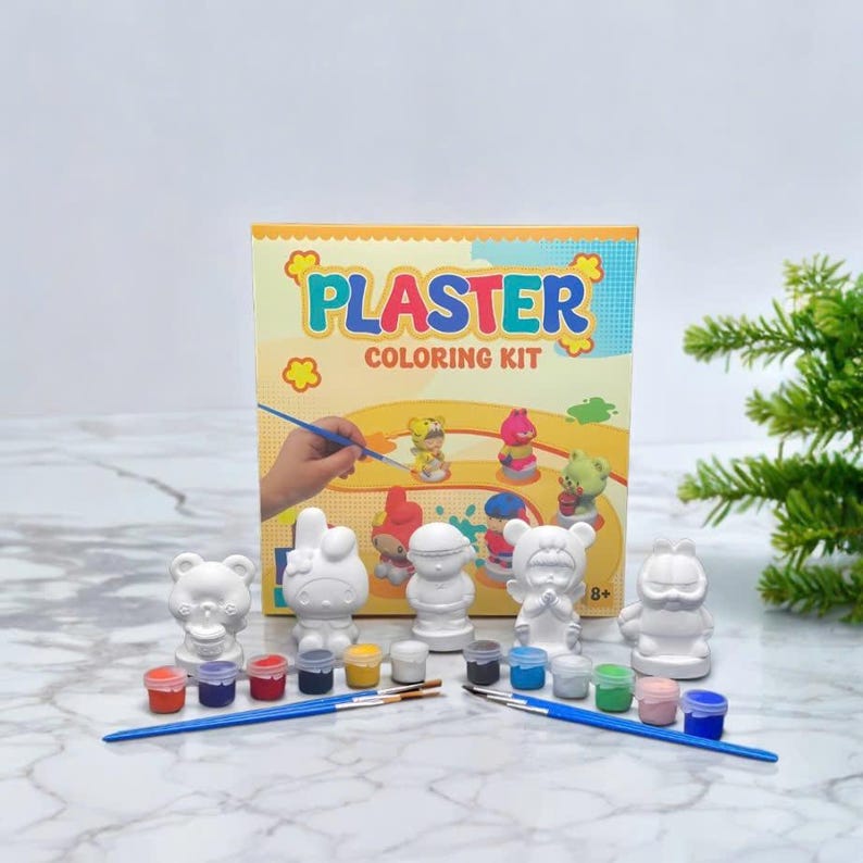 Plaster Coloring Kit - Etsy
