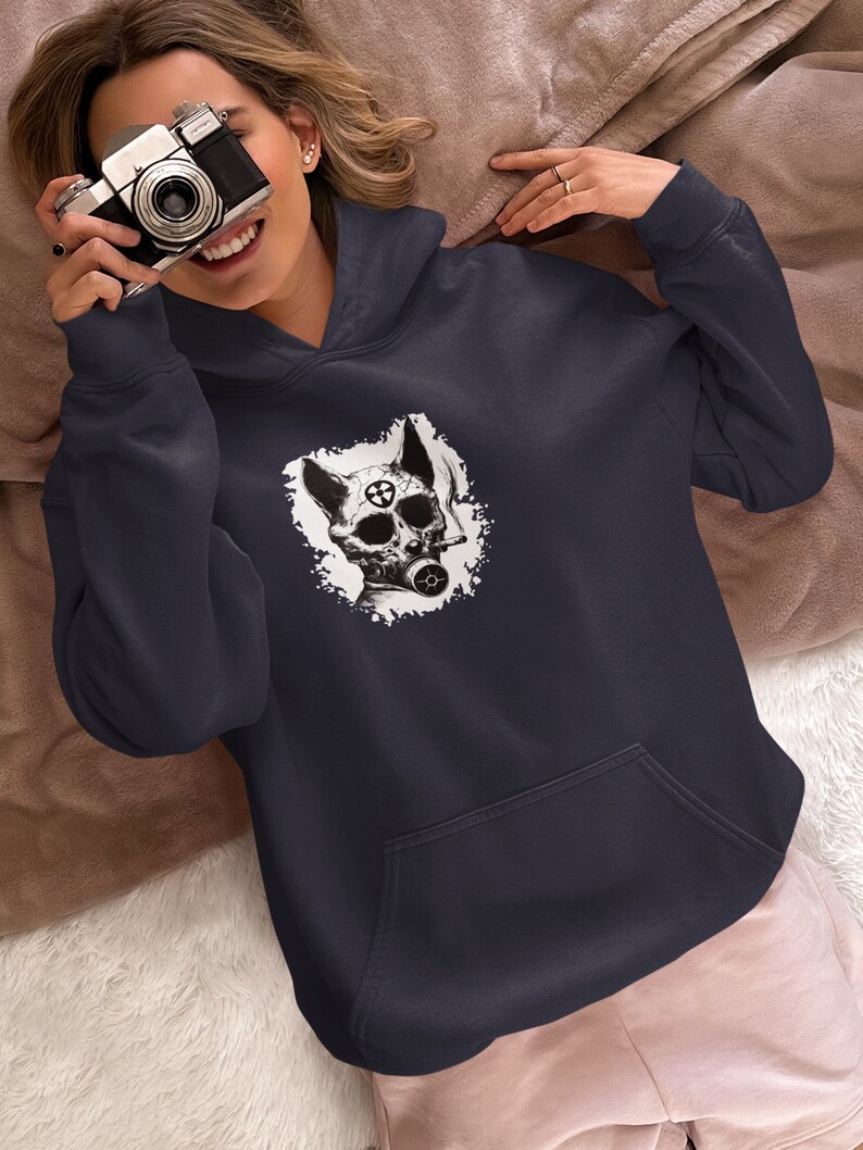 Zombie Hooded Sweatshirt Cat Birthday Idea for Teen Boy Stylish Idea ...