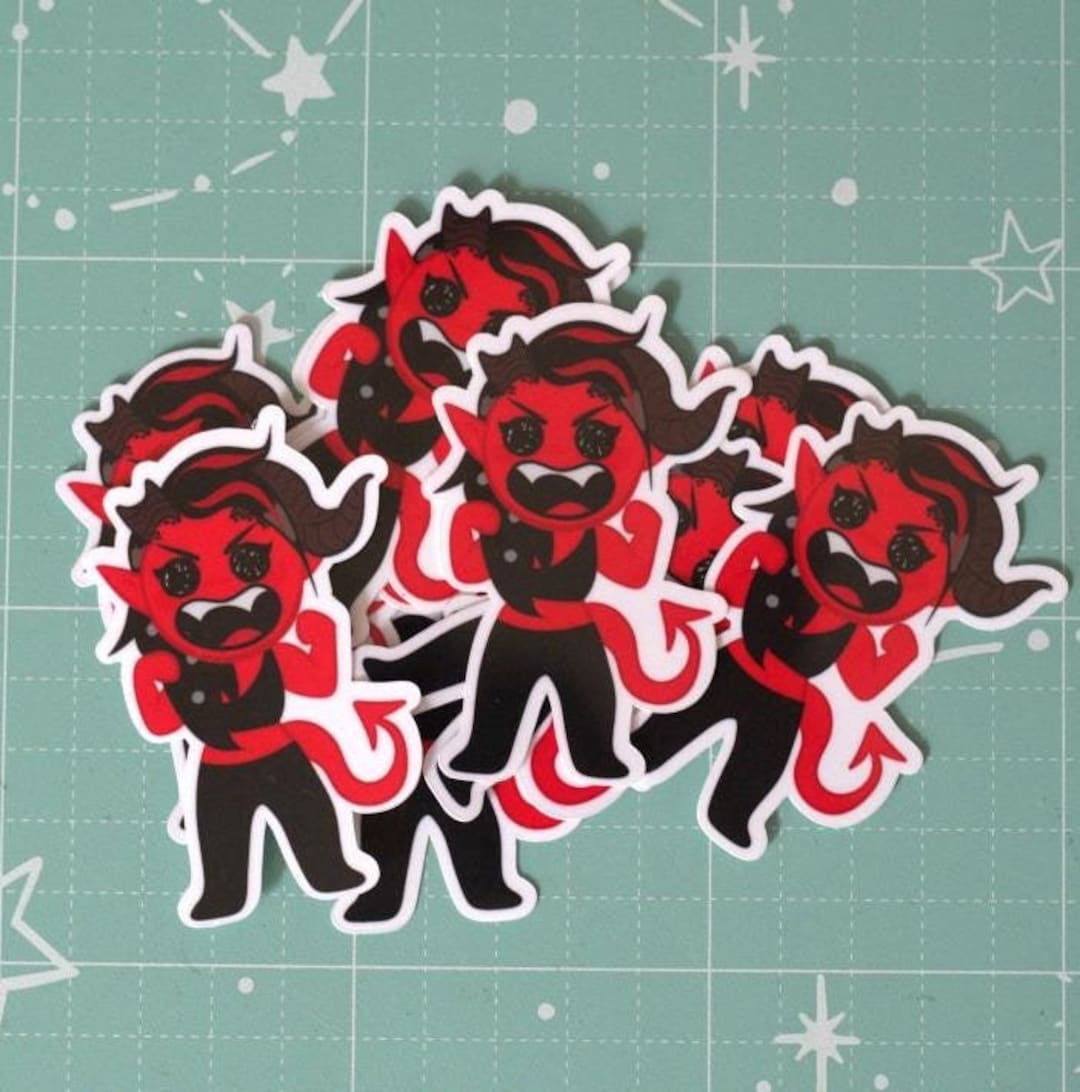 Karlach Cute Chibi Sticker Baldur's Gate 3 BG3 Baldurs Gate 3 Stickers ...