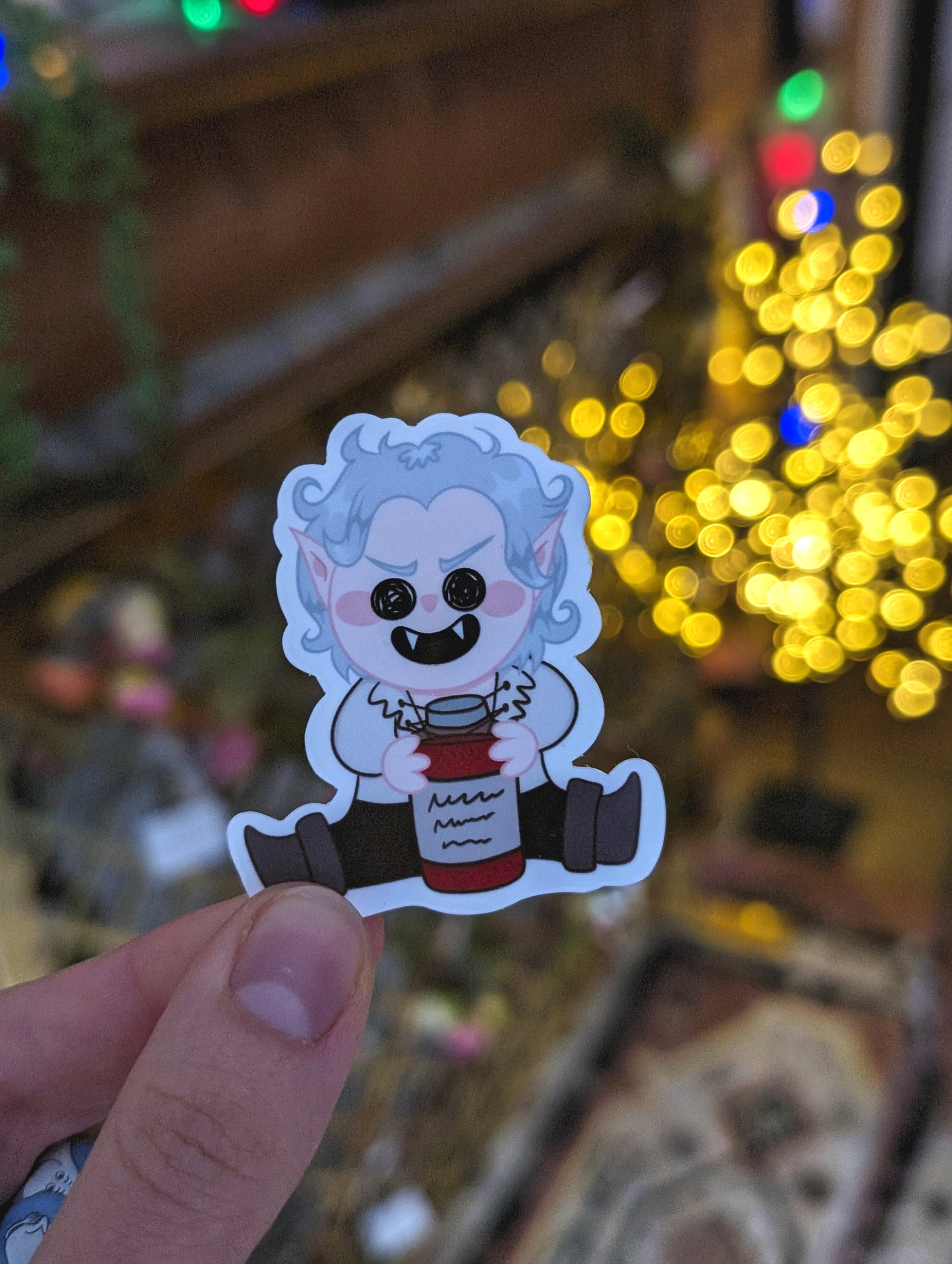 Astarion Cute Chibi Sticker Baldur's Gate 3 BG3 - Etsy