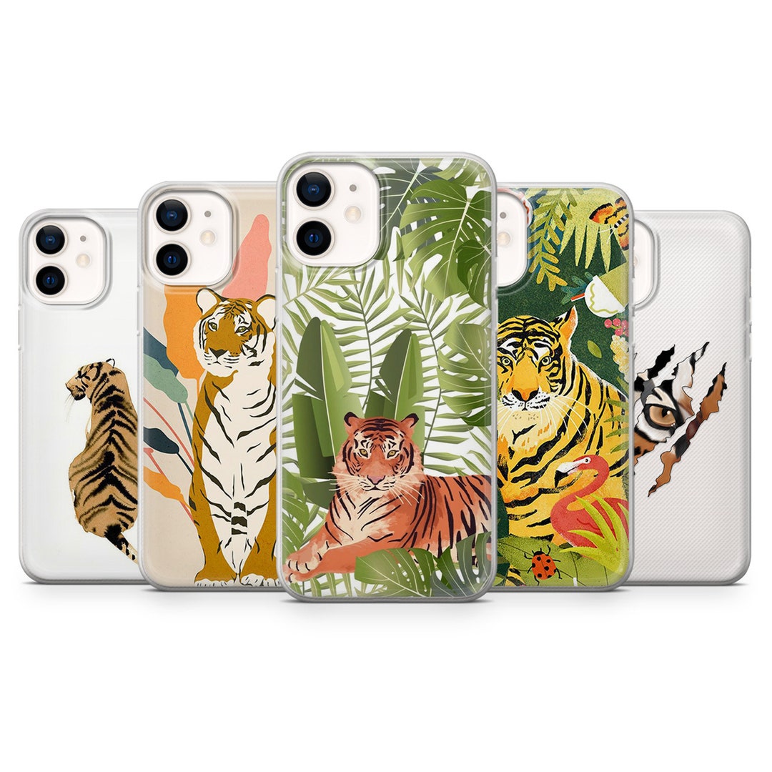 Tiger Phone Case Animal Cover for iPhone 17pro, 16, 15, 14, 13, 12 ...