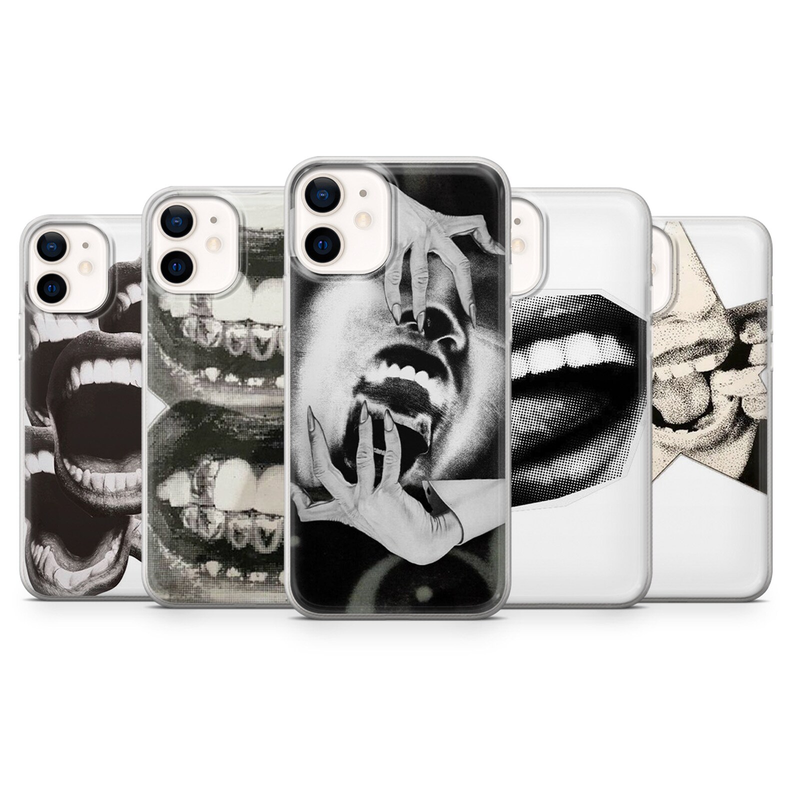 Women Mouth Case Lip Picture Cover for iPhone 17pro, 16, 15, 14, 13, 12 ...