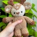 Crochet Baby Bobble Head Deer Plushie Pattern | Amigurumi Doe and Stag ...
