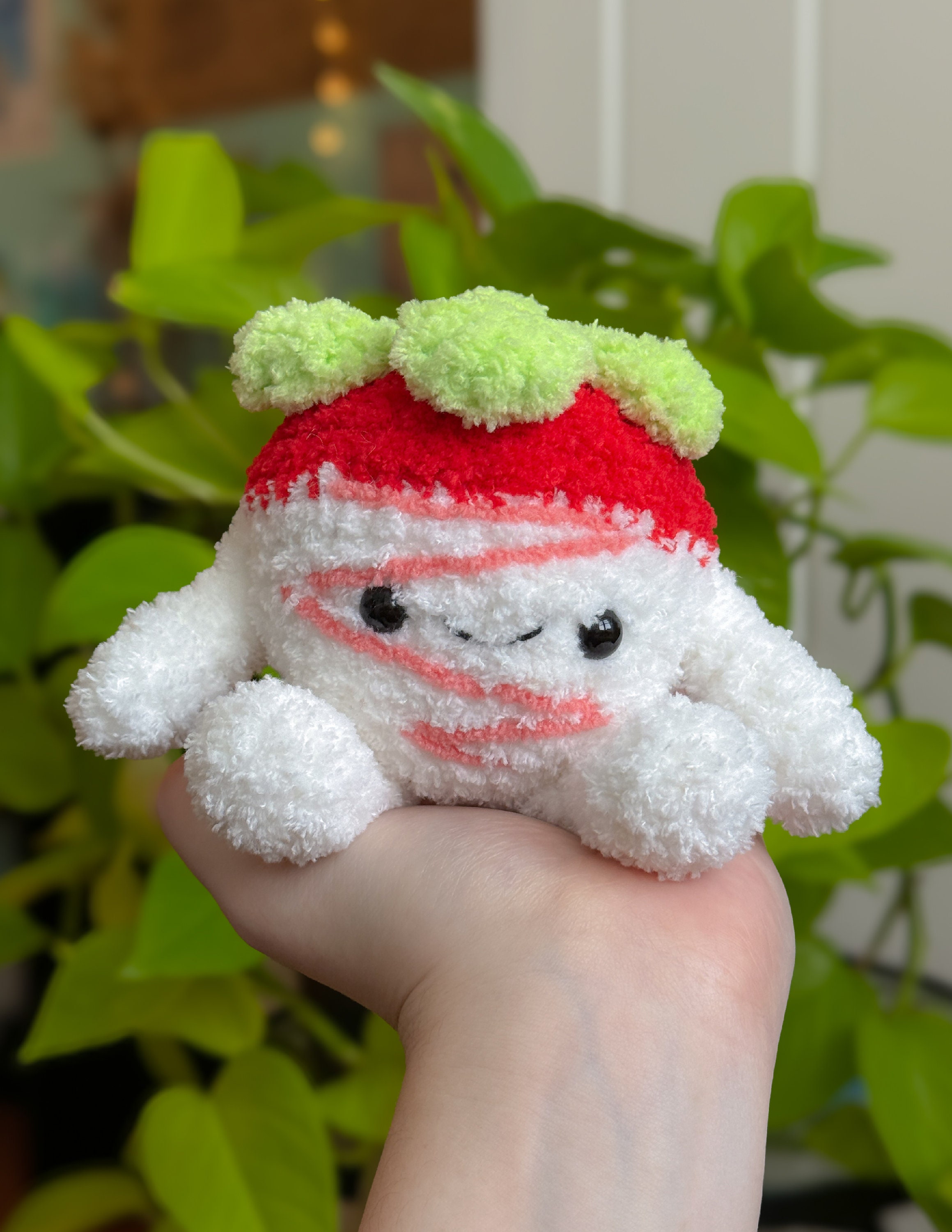 Crochet Strawbuddy Plushie Pattern | Amigurumi Strawberry Fruit PDF ...