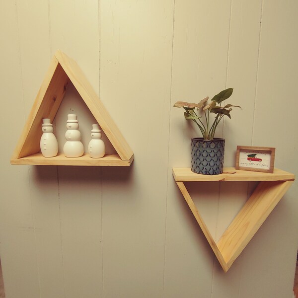 Triangle Shelves - Etsy