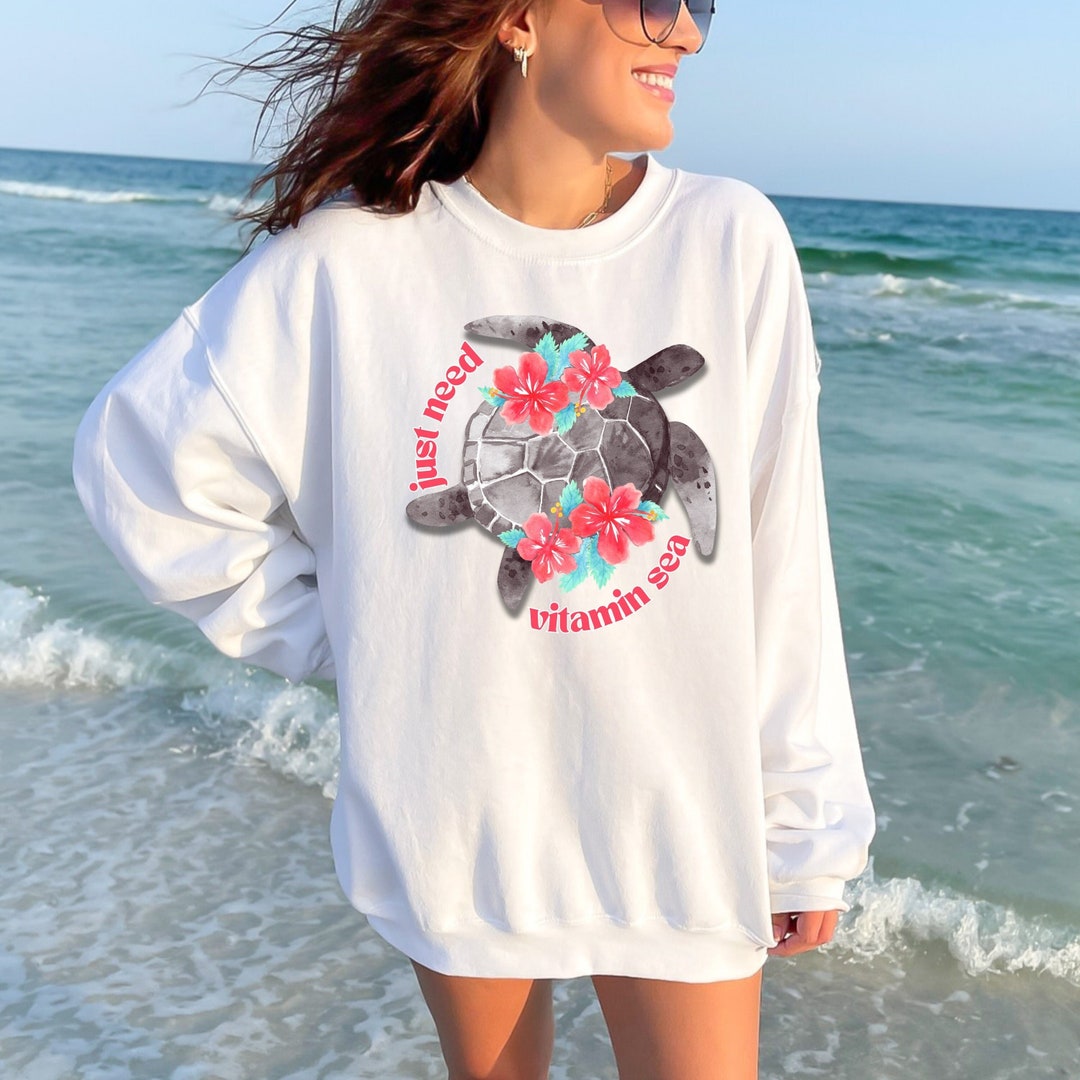 Sea Turtle Shirt Seaturtle Tortoise Shirt Beachy Hoodies Beachy ...