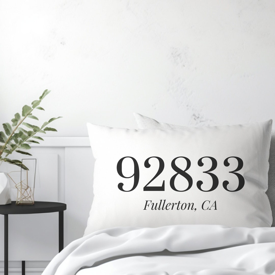 Custom Zip Code Pillow: Personalized Realtor Closing Gift - Etsy