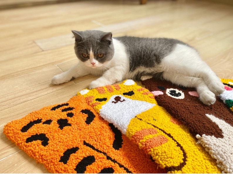 Punch Needles Rug Kit / Beginner Punch Needle Rug Kit / Punch Needle ...