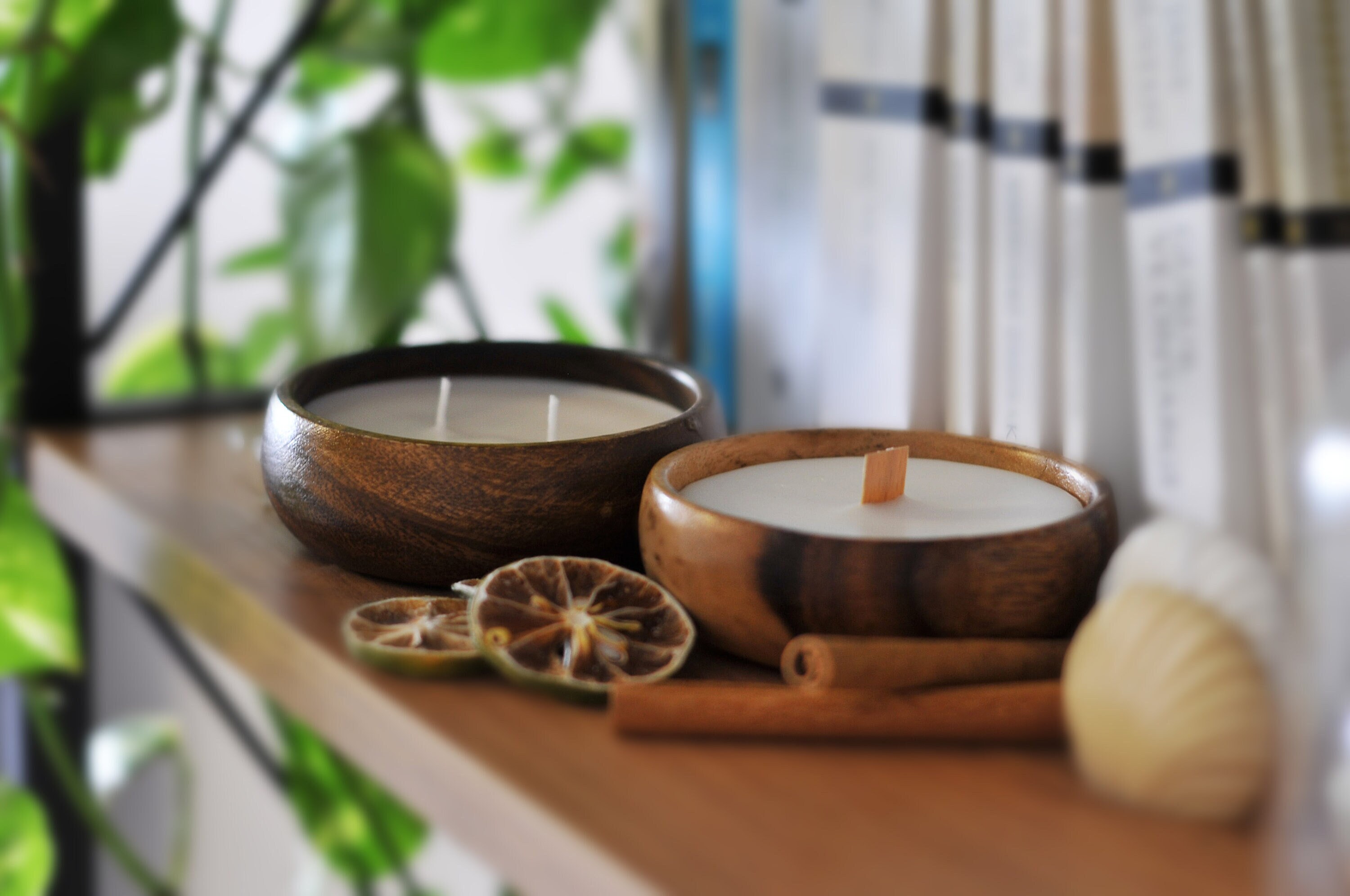 Soy Wax Wood Wick Candle for Your Gifts Vegan, Non Toxic, Best Friend Gift Basket, Decorative ...